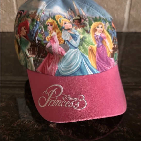 Disney | Accessories | Kids Disney Princess Cap With Pink Brim | Poshmark